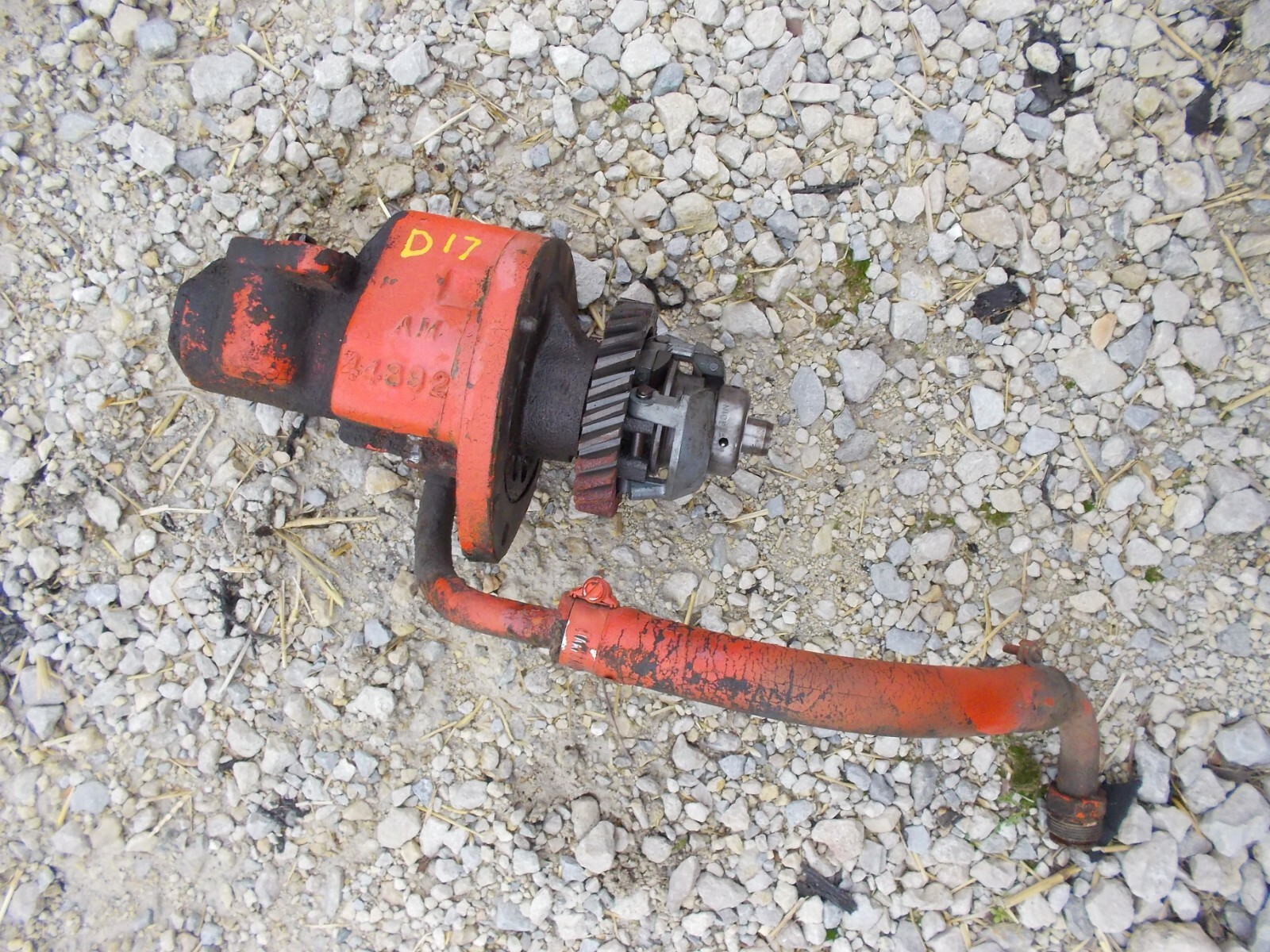 Allis Chalmers D17 AC tractor distributor drive assembly hydraulic pump ...