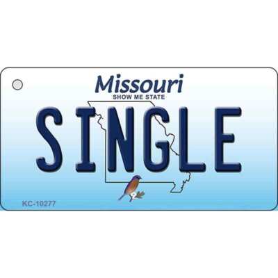 Single Missouri State License Plate Tag Key Chain KC-10277 | eBay