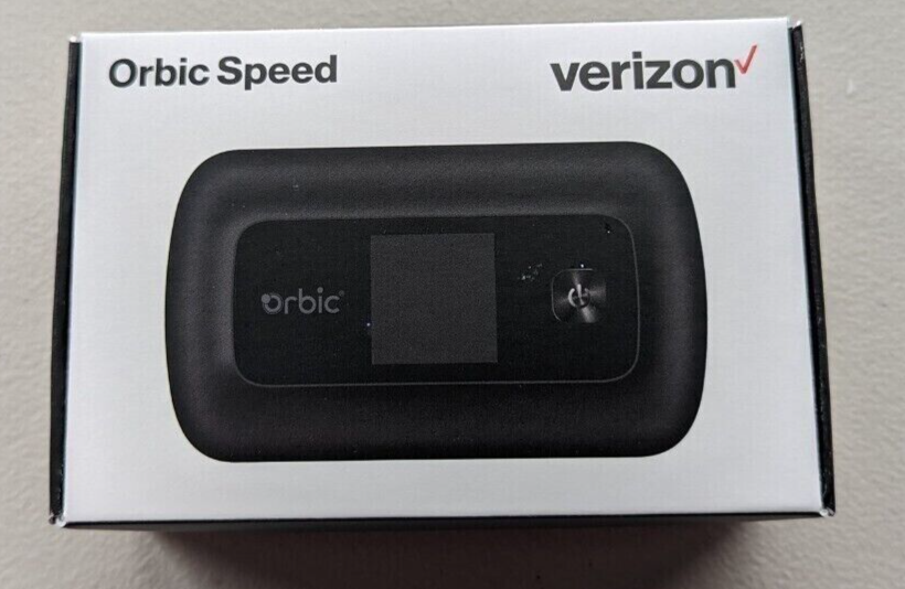 NEW Orbic Speed RC400L - Black (Verizon) 4G LTE Mobile WiFi Hotspot ...