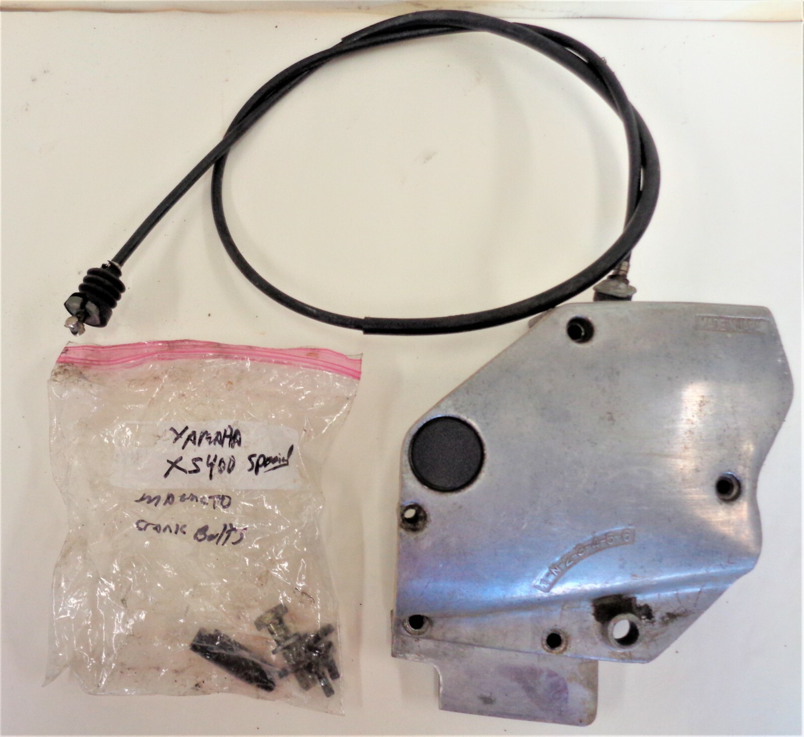 '81 XS400 SPECIAL XS 400 CLUTCH COVER CABLE SPRING CAP CASE ENGINE PART ...