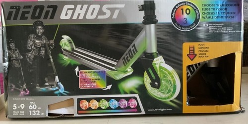 Y-volution Kids' Neon Ghost LED Scooter with Light-Up Wheels ...