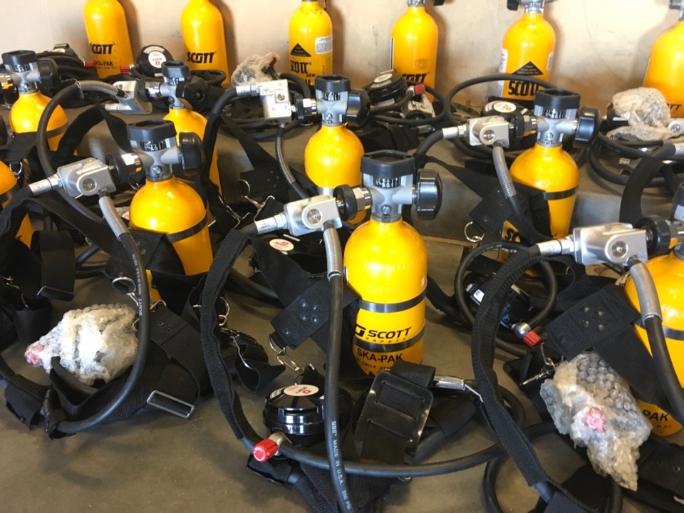 Scott SKA-PAK 5min Emergency Escape SCBA SABA Work Pack Excellent ...