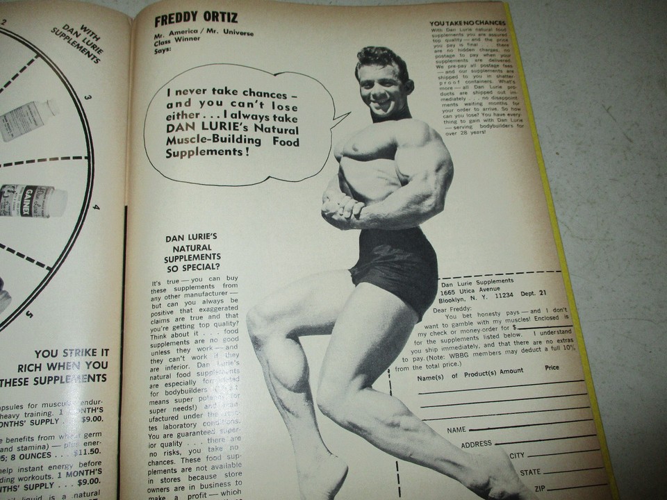 Muscle Training Illustrated Bodybuilding Magazine Frank Zane October ...