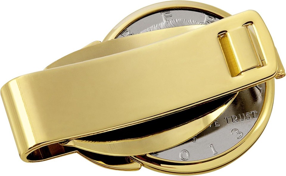 American Coin Treasures Genuine U.S. Coin Money Clip - JFK Bicentennial ...