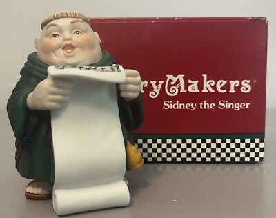 Merry Makers Dept 56 Sidney the Singer 93548 Musician Monk Original Box ...