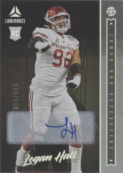 2022 Panini Luminance - Rookie Logan Hall #164 Autographs /349 (AU, RC ...