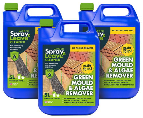 Jarder Spray and Leave Patio Cleaner Green Mould Algae Remover Ready ...