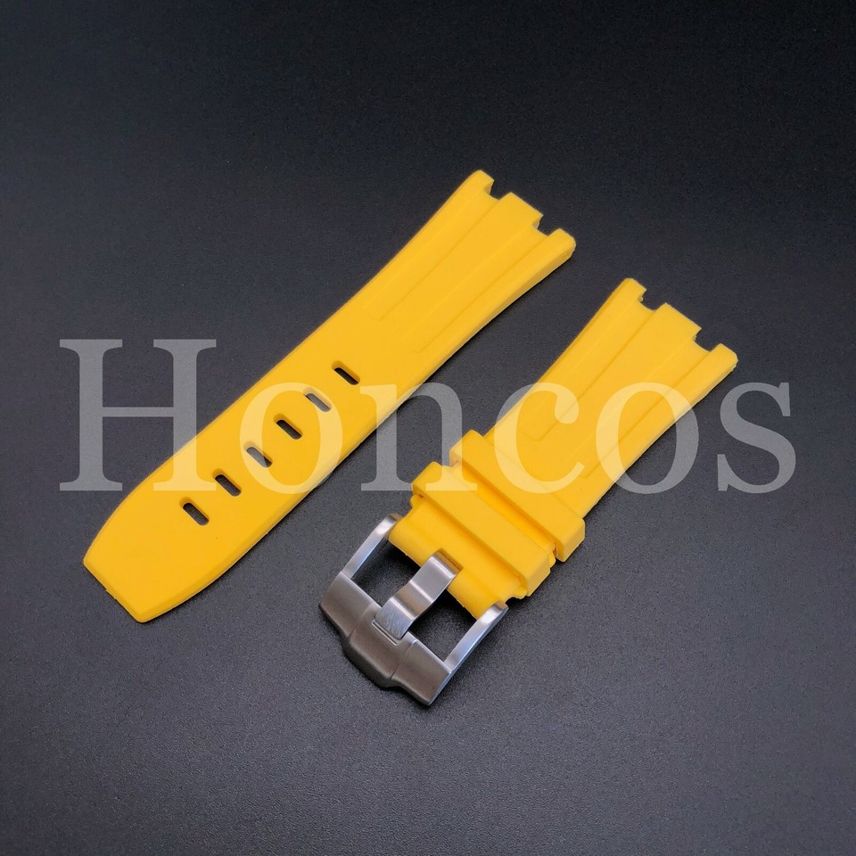 28MM Rubber Watch Strap Band Fits For AP Royal Oak Diver Offshore 15703 ...