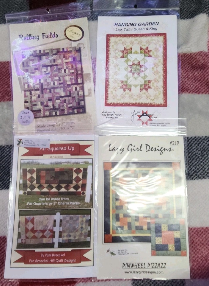 Lot Of 20 Quilt Patterns Applique And Pieced | eBay