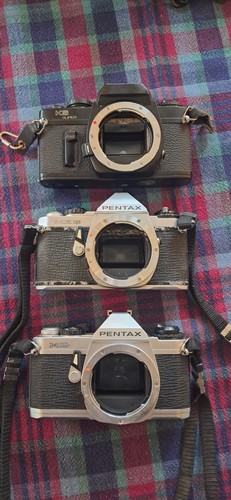 Pentax ME Super MG Sears KS Super 35mm SLR Film Camera Lot Body Only ...