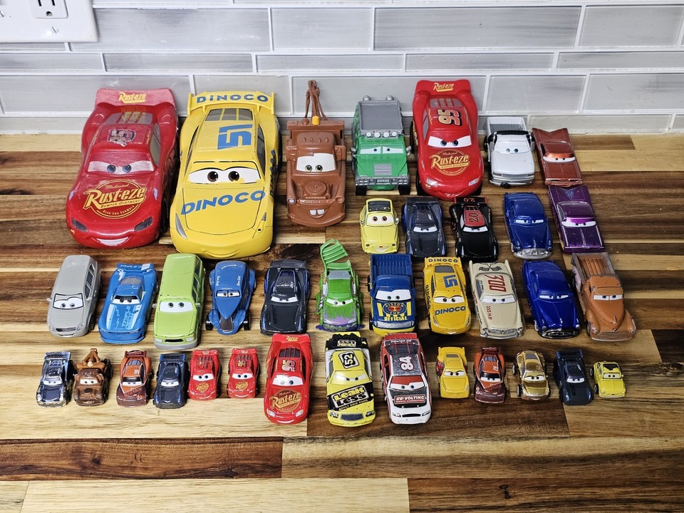 Disney Pixar Cars Lot of 35+ Diecast Cars Loose Lot various sizes | eBay