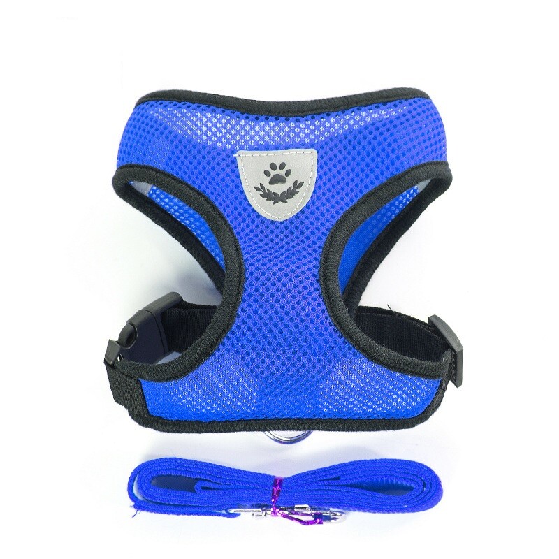 Mesh Padded Soft Puppy Pet Dog Harness Breathable Comfortable Many ...