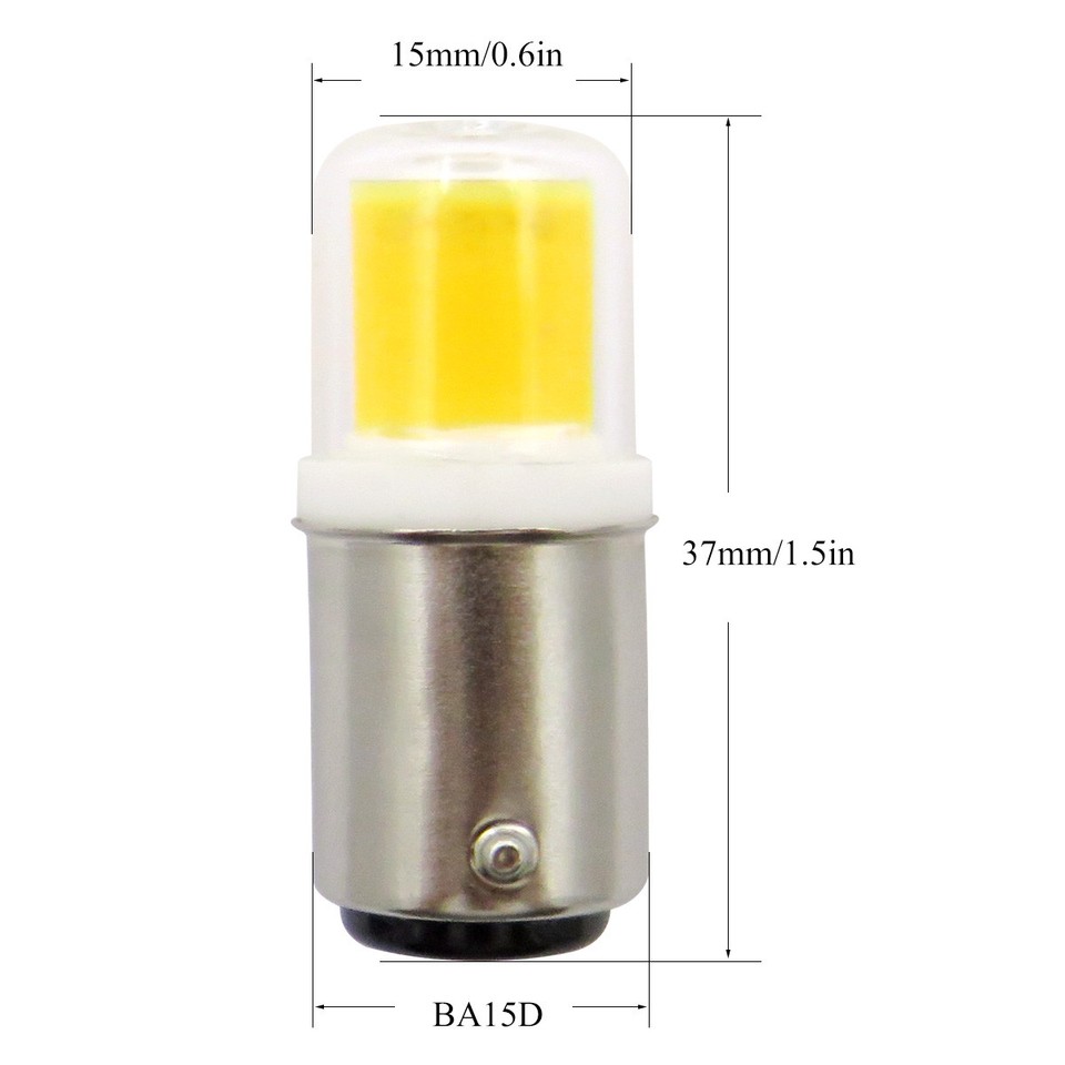 BA15D LED Bulb 1511 110V/220V 4W SBC Pygmy Bulb Fit Microwave/Sewing ...
