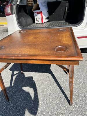 1900-1950 - Wood Folding Card Table