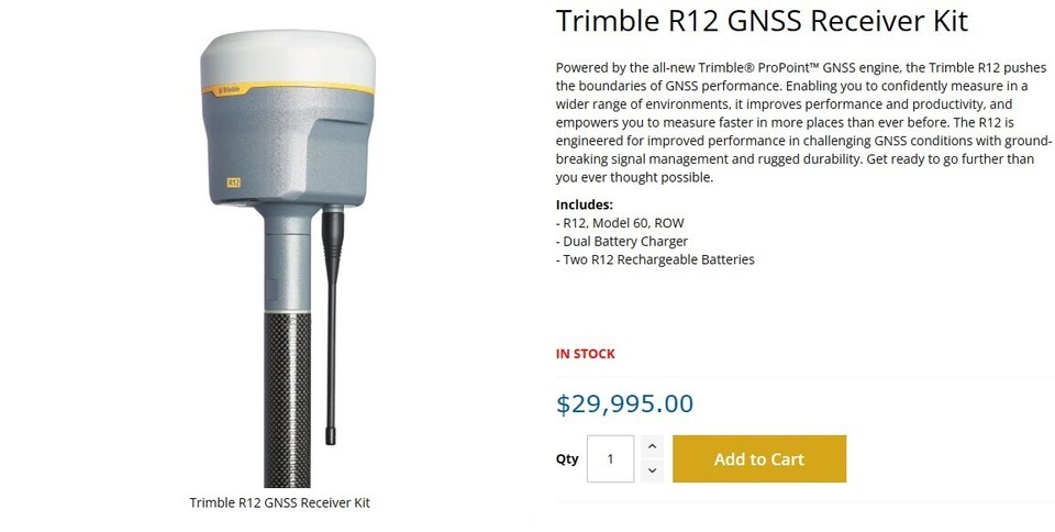 Trimble IS Solution S7 2" Robotic Total Station R12i & R12 GNSS RTK ...