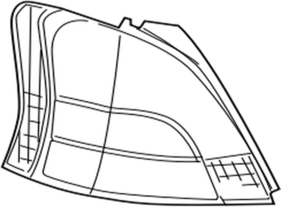 81561-52460 Toyota Lens, rear combination lamp, lh 8156152460, New ...