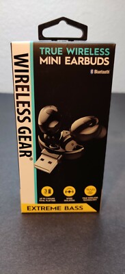 Wireless Gear True Wireless Bluetooth 5.0 Mini Earbuds with USB ...
