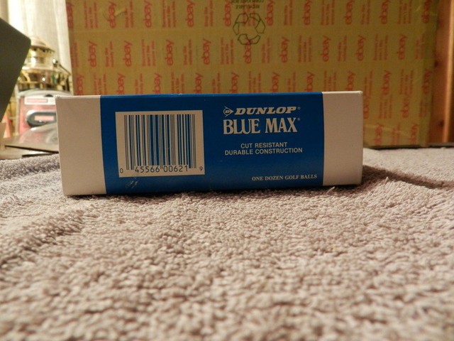 1 Dozen Vintage Dunlop Blue Max Bright White Pepsi Cola Logo Golf Balls ...