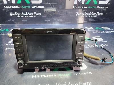 KIA RIO STEREO/HEAD UNIT 7in TOUCHSCREEN, NON SAT NAV TYPE, YB, 06/18 ...