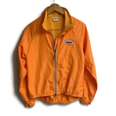 Hind Jacket Men's Large 100% Polyester Orange Running | eBay