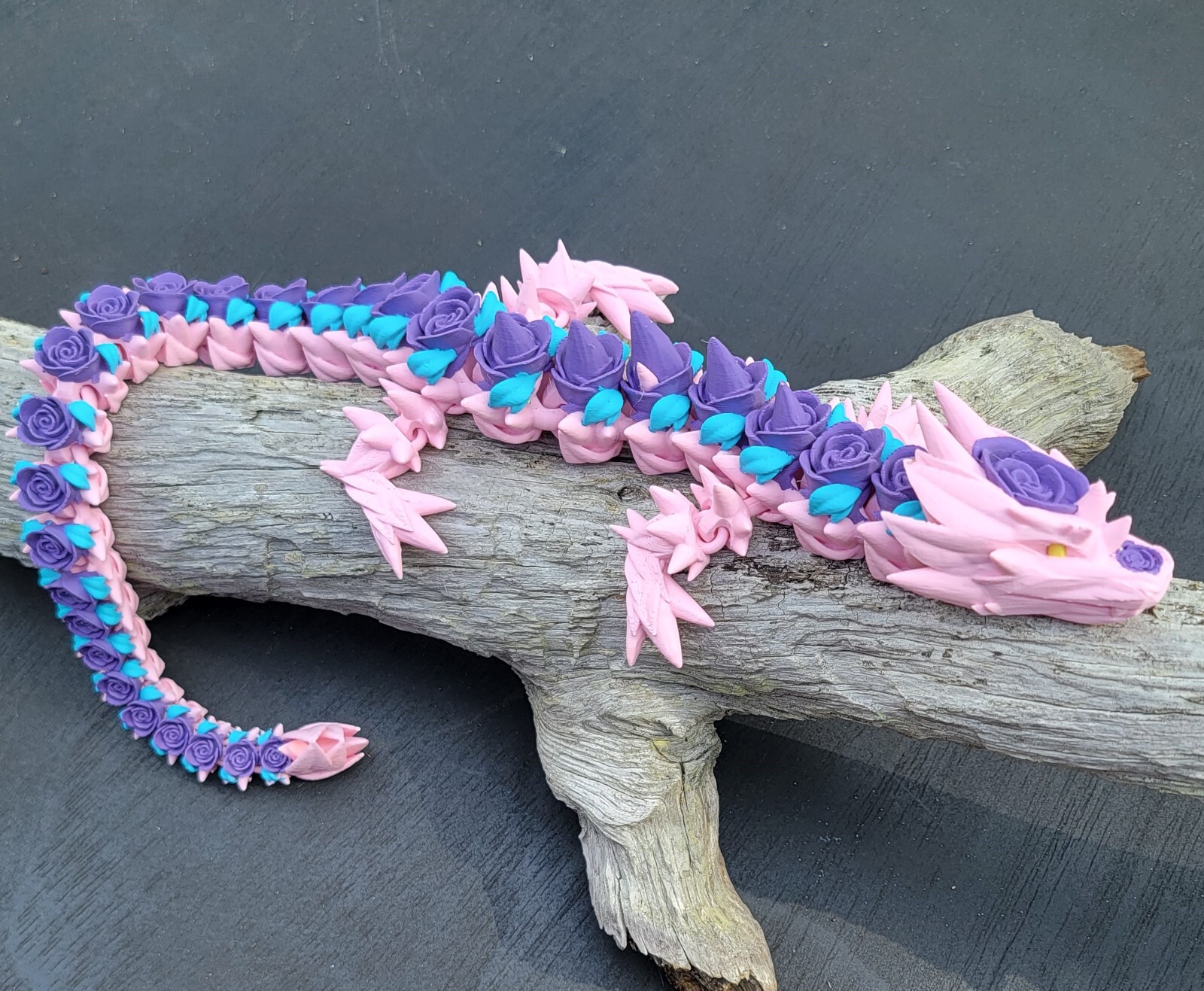 CINDERWING ROSE DRAGON WOW 4 COLORS 3D Printed Articulated Fidget Toy ...