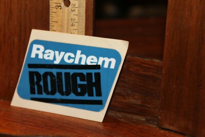 Vintage Coal Mining Decal Sticker Raychem Rough | eBay