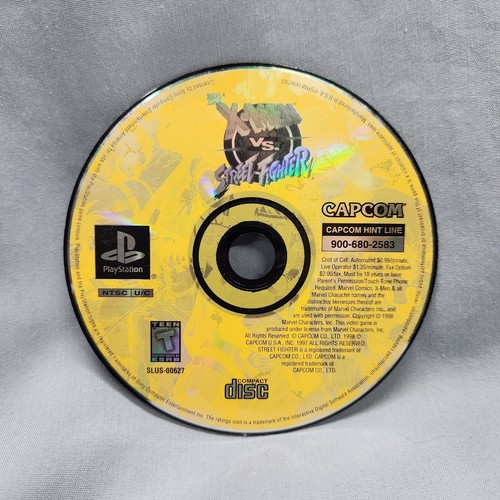 X-men vs Street Fighter, Capcom (Sony PlayStation 1, 1998) Disc Only ...