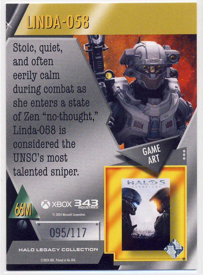 2024 Halo Legacy Collection Metal 66m Linda 0-58 095/117 | eBay
