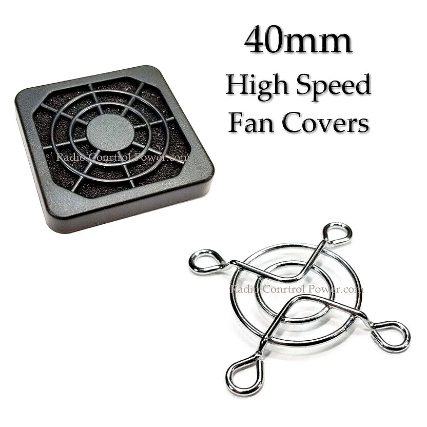 RCP Xtreme Cool 40mm High Speed Fan Covers Filter & Max Flow Grill ...