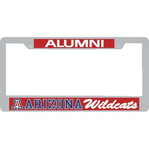Arizona Wildcats Alumni Metal License Plate Frame W/domed Insert - Red ...