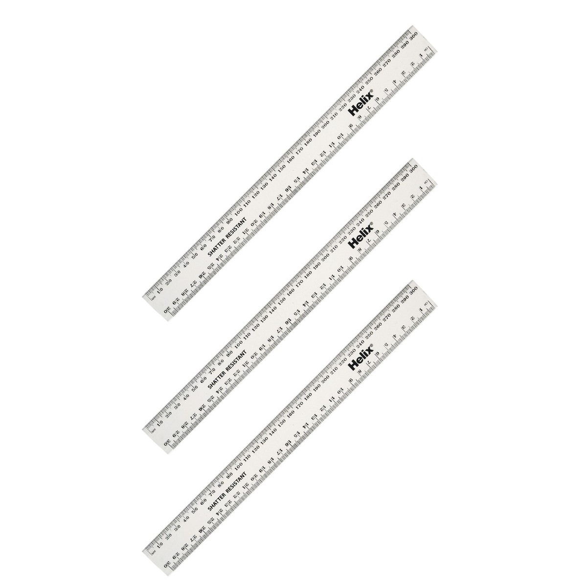 White Transparent Ruler Isolated Realistic Metal Tape Ruler Isolated