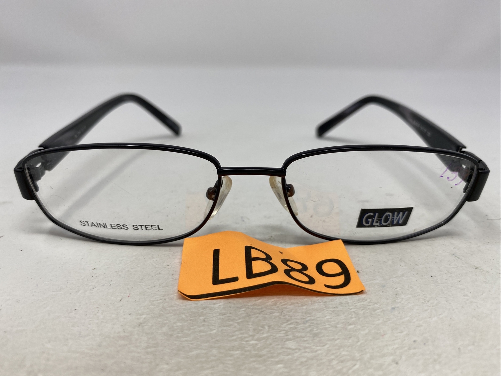 Glow GLOW 12 BLACK 55-17-135 Metal Full Rim Eyeglasses Frame LB89 | eBay