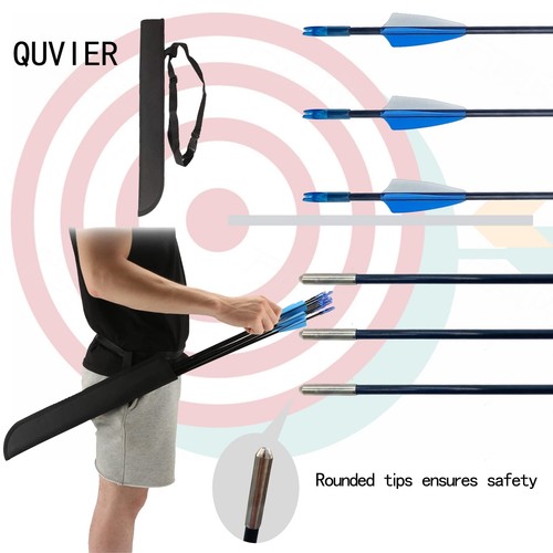 Recurve Bow 45 Inches and 9 Arrows Set Outdoor Archery 2 Target Face ...