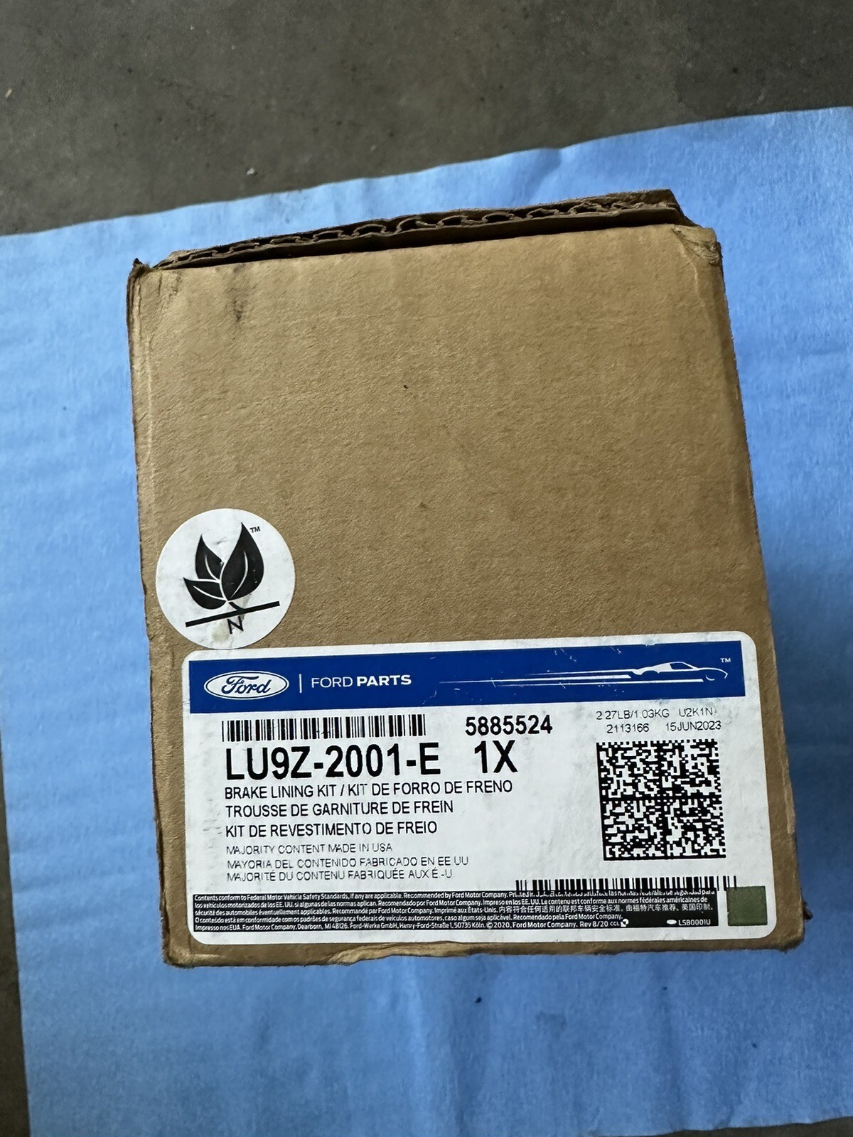 Genuine Ford Kit - Brake Lining LU9Z-2001-E for sale online | eBay