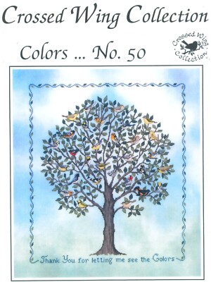 Crossed Wing COLORS Cross Stitch Pattern Only ~ birds / songbirds ...