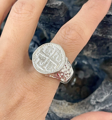 ATOCHA SILVER COIN RING | eBay