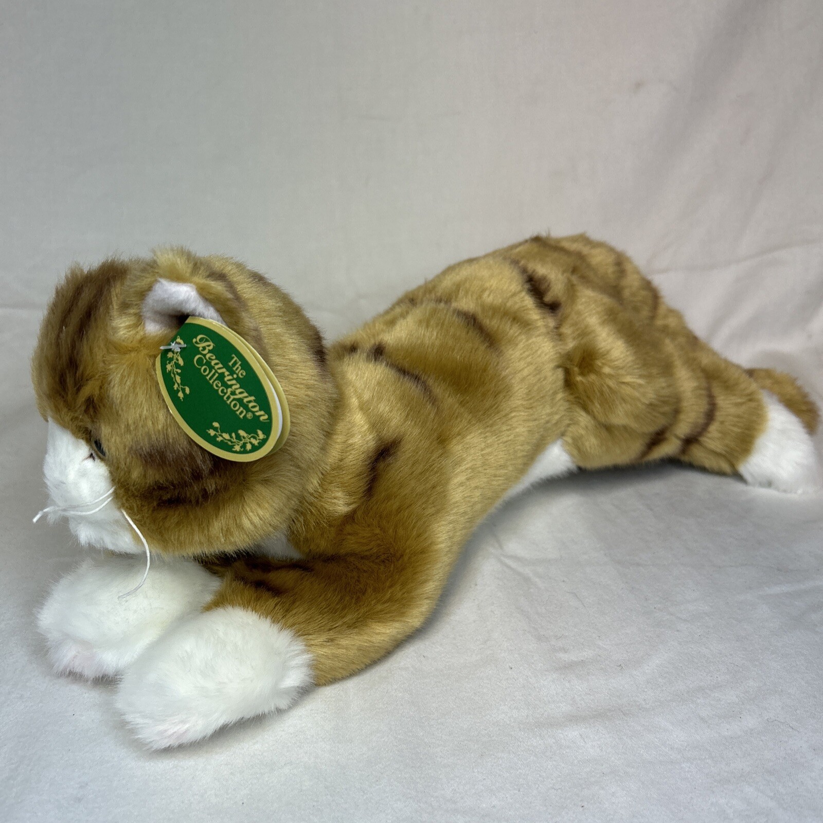Bearington Collection Plush Stuffed Animal Orange Striped Tabby Cat 15 ...