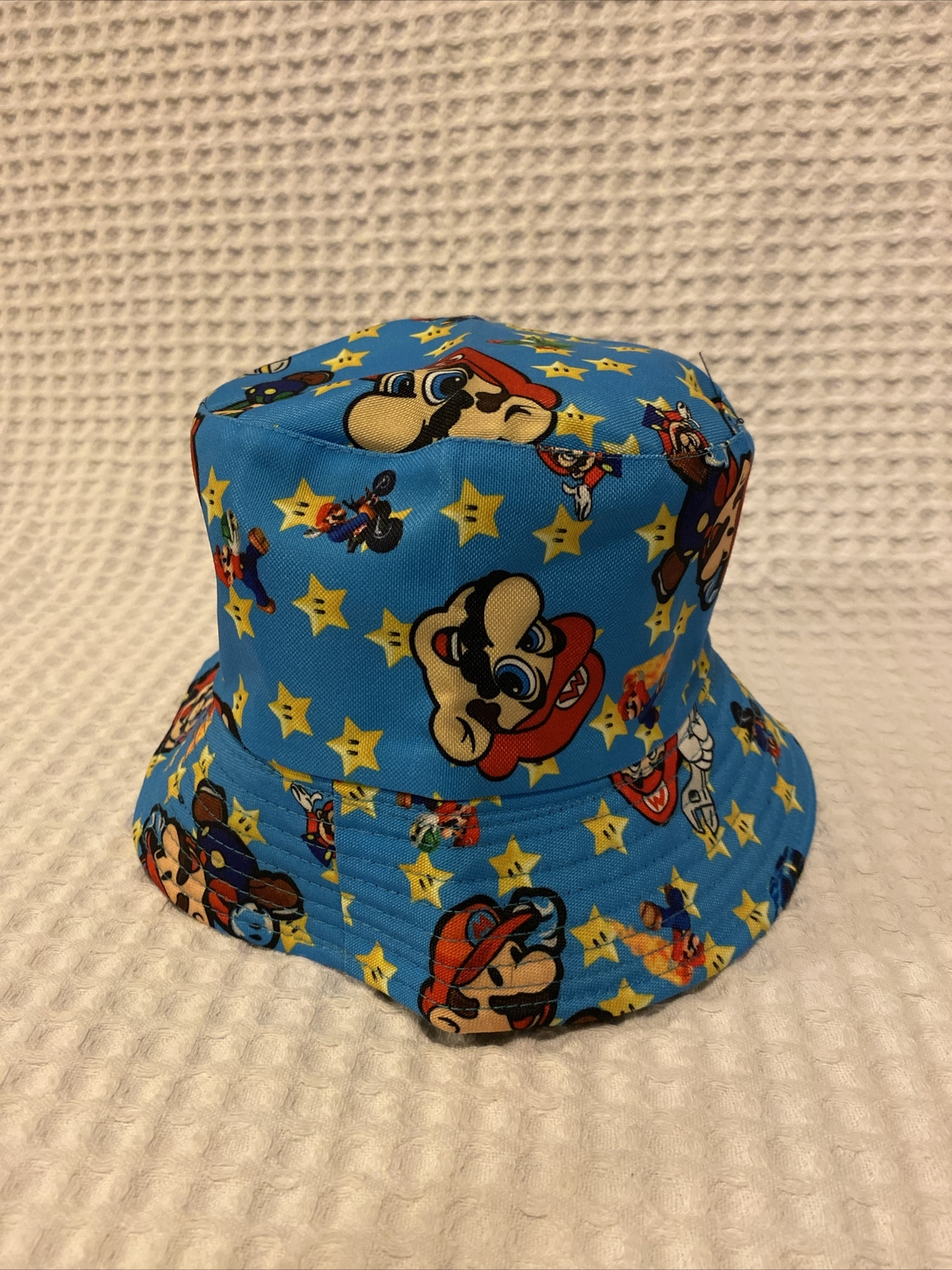 Super Mario Bucket Hat Kids Size 56-58 CM, Protection Summer Bucket Hat ...