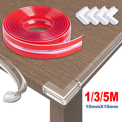 1-5M Baby Safety Table Edge Corner Protector Guard Strip Cushion Foam ...