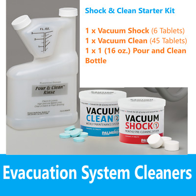 Dental Vacuum Shock Evacuation System Cleaner and Maintenance Kit by ...