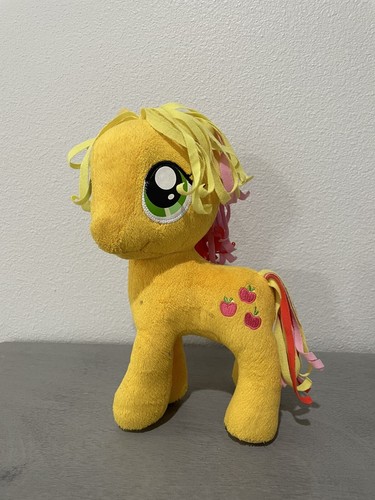 My Little Pony, Applejack Yellow Red Apples, 2014 Hasbro Plush Toy 12 ...