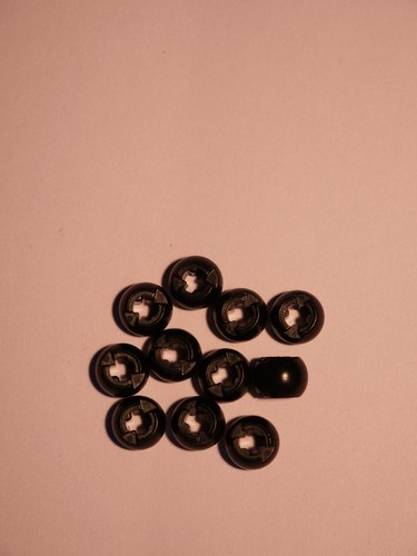 LEGO® 3x Technic Ball Kugel Durchgehend Axe Brick - 53585 - Schwarz ...