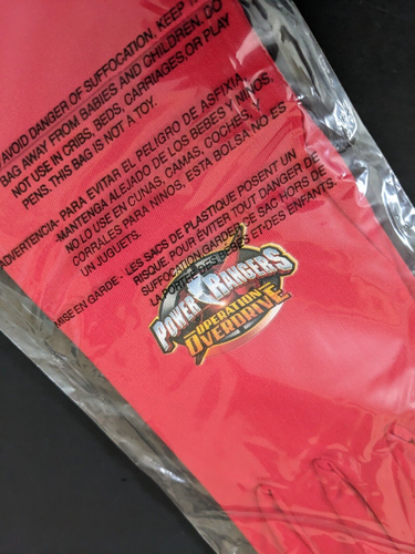 Vintage Power Rangers RED Ranger Gloves - Mack - Operation Overdrive ...