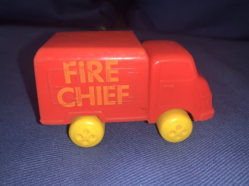 Vintage Viking Toys Red Fire Chief fire truck D6837 St. Leon-ROT 1 ...