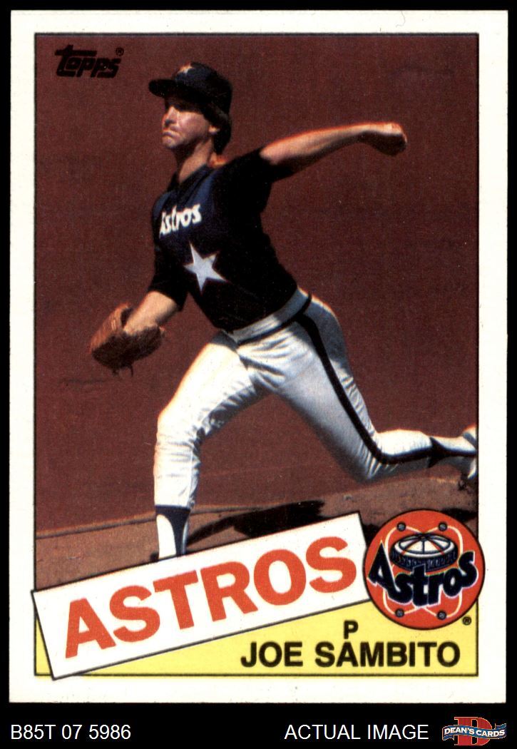 1985 Topps #264 Joe Sambito Astros 8.5 - NM/MT+ | eBay