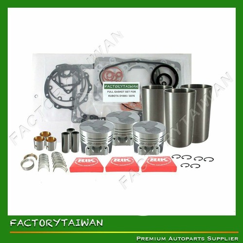 Engine Overhaul Rebuild Kit for Kubota D1005 (B21, ZD326, BX2660 ...