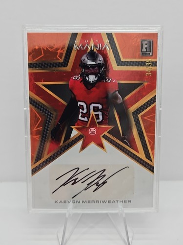 2023 Wild Card Auto Mania Pro Football RC Rookie 34/35 Kaevon ...