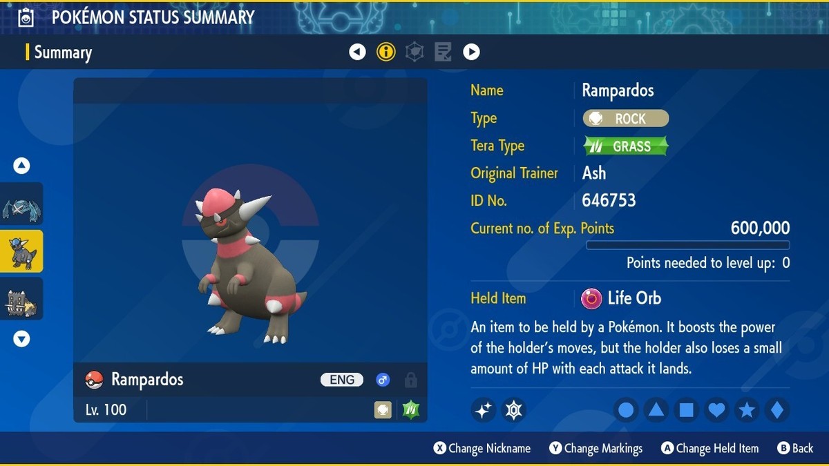 Tyrantrum Vs Rampardos