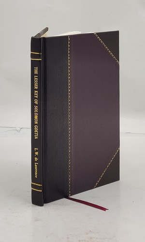 The Lesser Key of Solomon Goetia The Book of Evil Spirits 1916 [Leather ...
