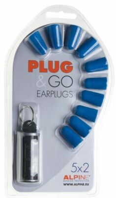 Alpine Plug and Go Earplugs Blue | eBay UK